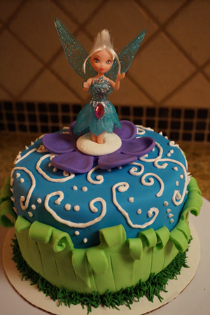 Periwinkle Fairy Cake by Cubby Cakes