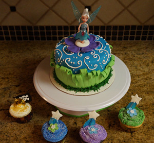 Periwinkle Fairy Cake by Cubby Cakes
