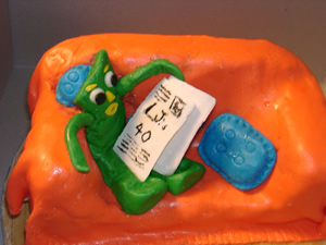 Gumby Cake by Cubby Cakes